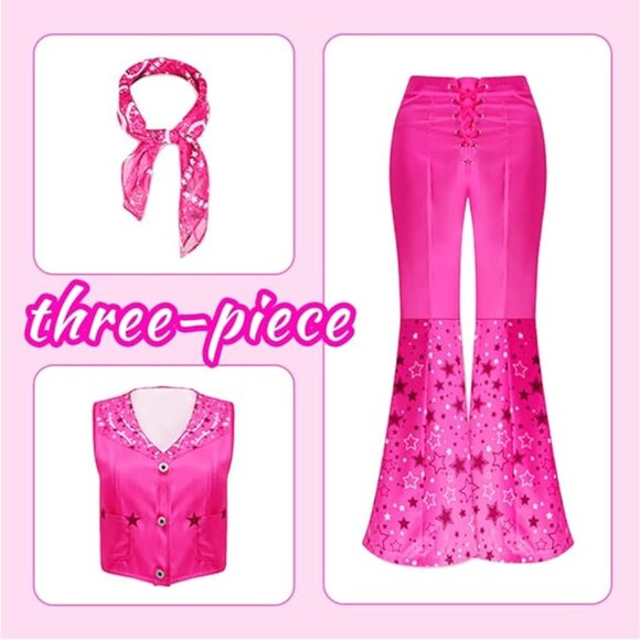 Diona J | Pants & Jumpsuits | Diona Rodeo Pink Cowgirl Costume Kid Teen ...